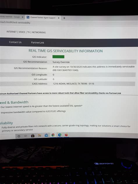 Has Any One Use This Site To Check Spectrum Serviceability R