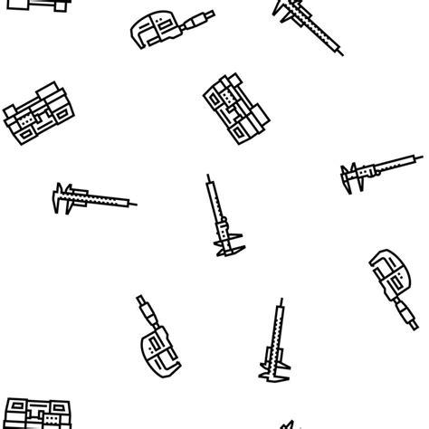 Engineering Tool Work Wrench Vector Seamless Pattern 23245474 Vector