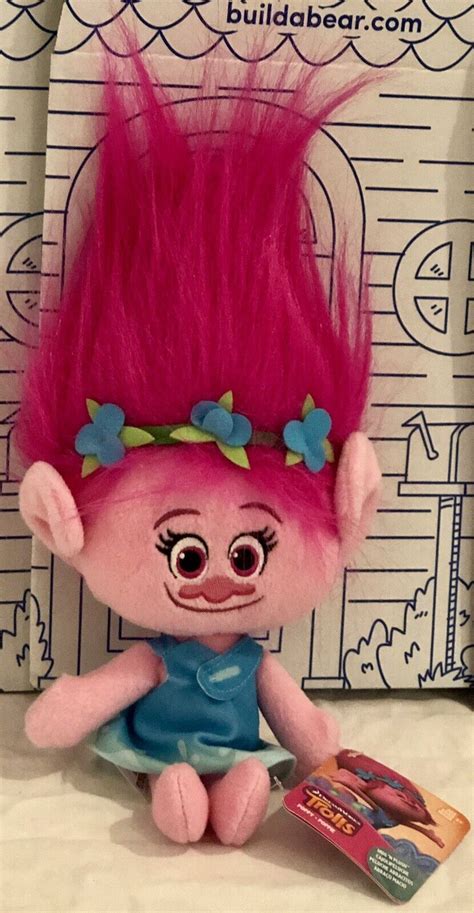 New Dreamworks Trolls Hasbro Hug N Plush Poppy Troll Doll Pink Toy