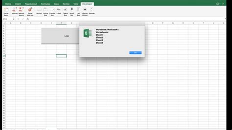 How To Loop Through Worksheets And Books In Excel Youtube