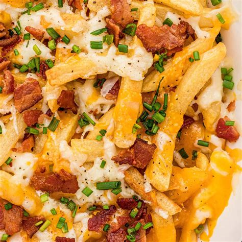 Loaded Cheese Fries Cheese And Bacon Loaded Fries