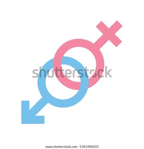 Male Female Genders Symbols Vector Illustration Stock Vector Royalty