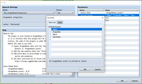 DragonBones RPG Maker MV Plugin By Kiet Minh Khong