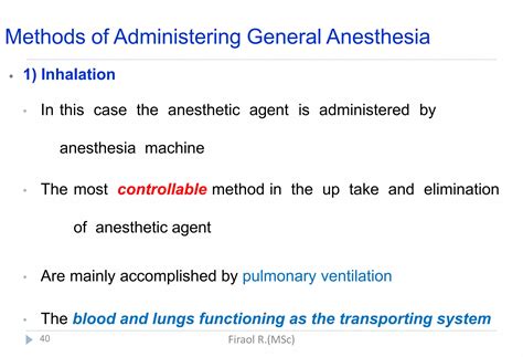 4 principles of anesthesia pptx