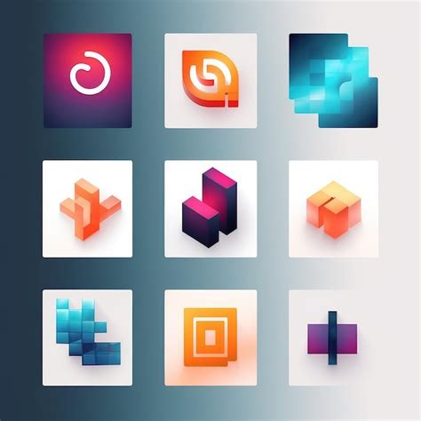 Premium Ai Image Rectangular Icon Logo Material
