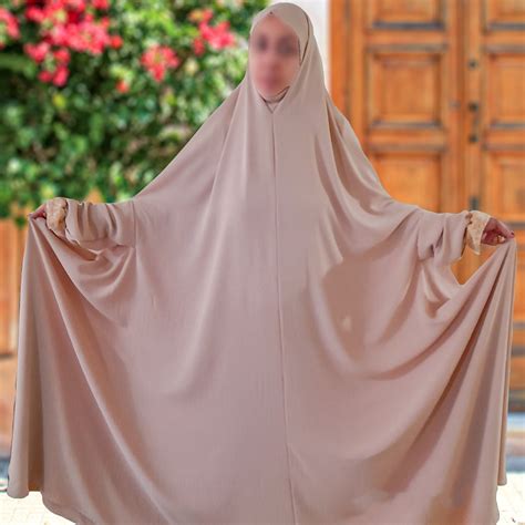Islamic Namaz Chador With Front Closed And Sleeves For Women Shopipersia