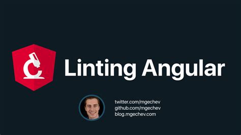 linting angular speaker deck