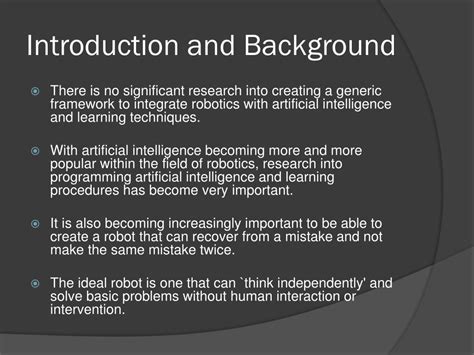 Ppt Autonomous Robotic Programming Framework Powerpoint Presentation