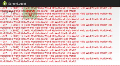 android将logcat输出到屏幕、文件。textview自动向下滚动、显示最后一行 android下发logcat s