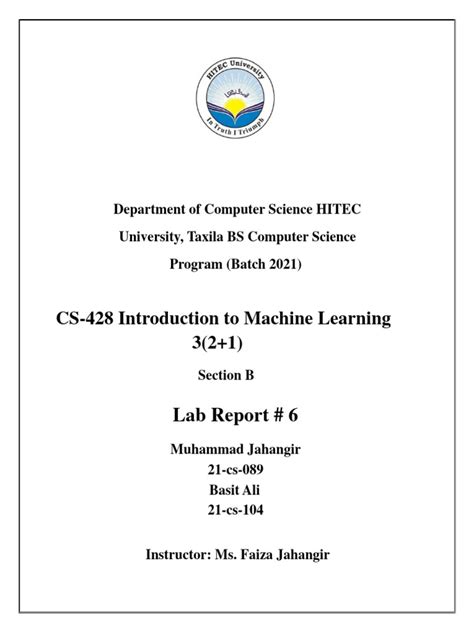 Ml Lab 6 Download Free Pdf Support Vector Machine Deep Learning
