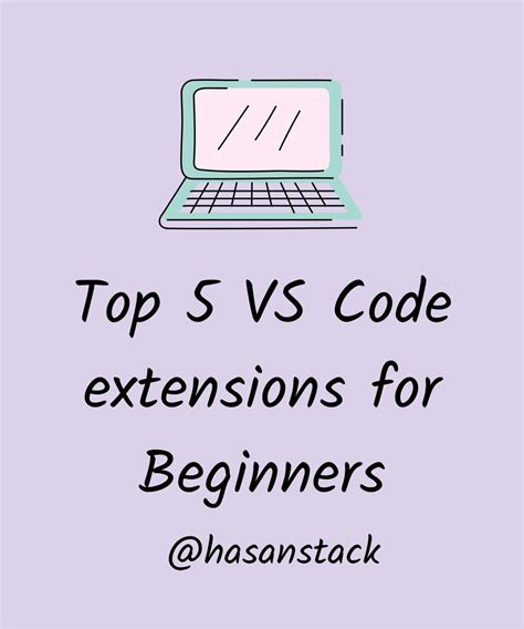 top 5 vs code extensions for beginners a thread 🧵 thread from hasan