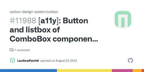[a11y] Button And Listbox Of Combobox Component Does Not Have Tabbable Element · Issue 11988