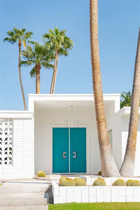 Palm Springs Mid Century Modern Palm Springs Door Photograph