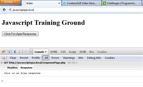 Javascript Getting Response From Ajax Call Stack Overflow