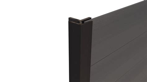 Composite Panel Cladding External Corner Trim 36m Length Black
