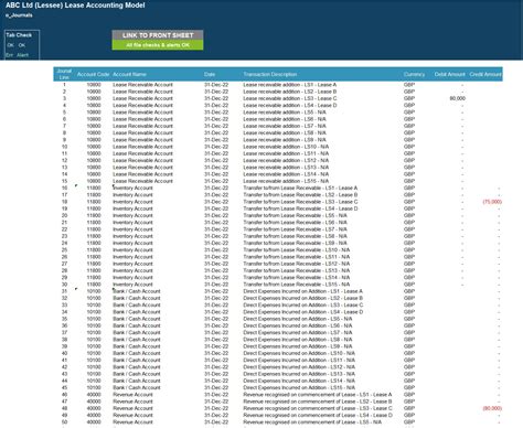 Ifrs 16 Lease Accounting For Lessors Calculation Model Excel Template