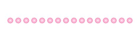 Cute Spring Floral Divider Borders Springtime And Easter Flower