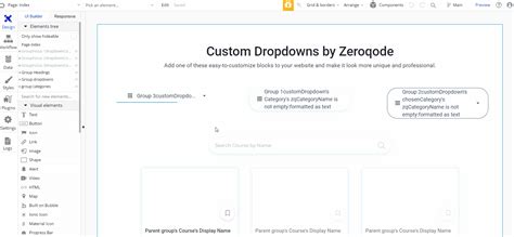 Custom Dropdowns Block
