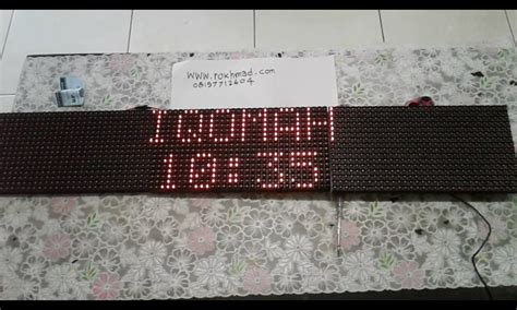 Membuat Jam Sholat Arduino Dengan Panel P Dilengkapi Alarm Adzan Dan Countdown Iqomah
