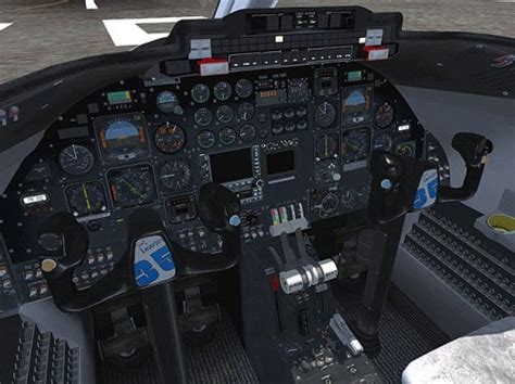 Fsxp3d Flysimware Lear Alternate Darker Gray Cockpit Textures Fsx