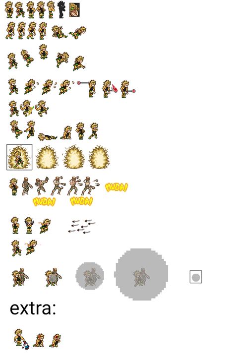 Dio Ulsw Sprite Sheet Remake By Contadodavid On Deviantart