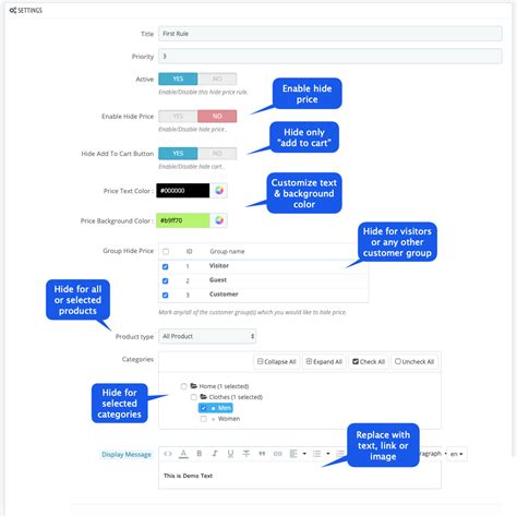prestashop hide price and add to cart button module