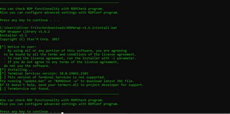 Termservice Not Found When Running Installbat · Issue 1841