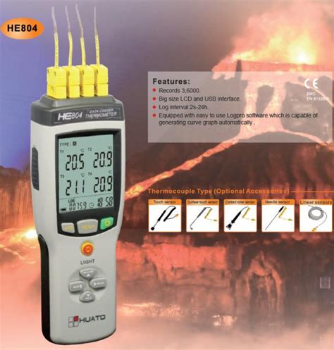 Wireless Thermocouple Data Logger Multi Channel Temperature Data Logger