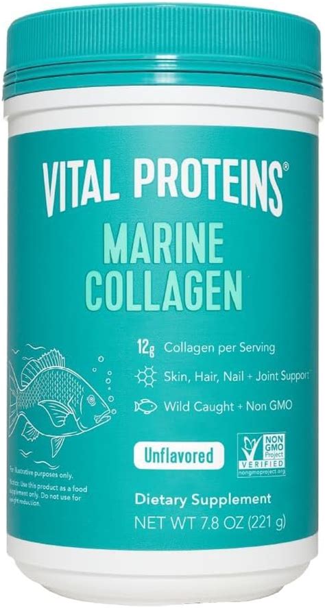 Vital Proteins Marine Collagen Peptides Powder Supplement For Skin Hair