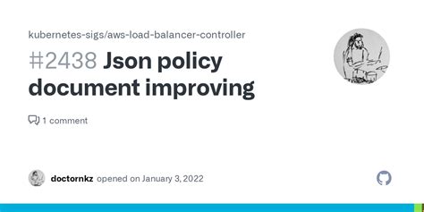 Json Policy Document Improving · Issue 2438 · Kubernetes Sigsaws Load