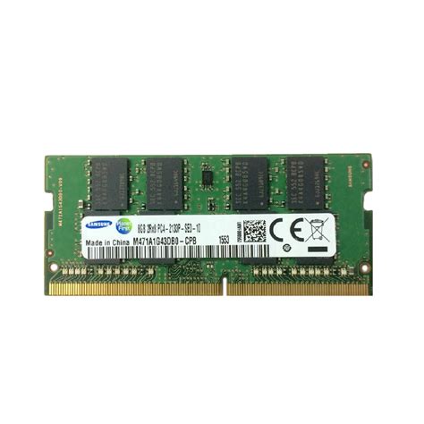 قیمت و خرید رم لپ تاپ Ddr4 دو کاناله 2133 مگاهرتز Cl15 سامسونگ مدل Pc4 17000p S ظرفیت 8 گیگابایت