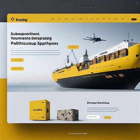 Premium Photo Dropshipping Platform Website Design Idea Ai Generated