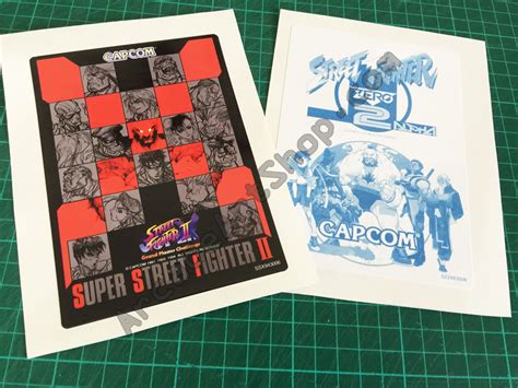 Capcom Cps2 Labels Arcade Art Shop