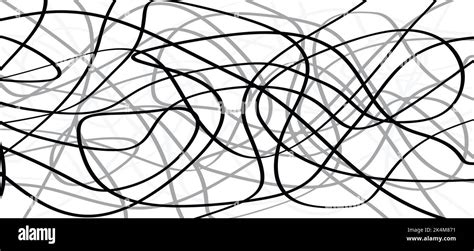 Cartoon Comic Chaos Chaotic Wavy Line Pattern Mesh Seamless Kris Scratch Drawn Together