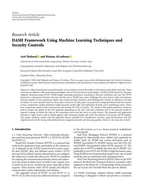 Pdf Dash Framework Using Machine Learning Techniques And Security