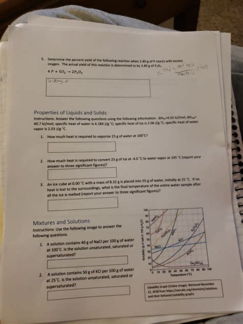 5 S Determine The Percent Yield Of The Following Reaction When 2 80 G