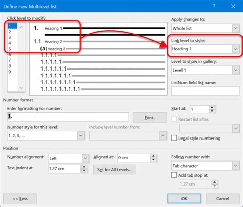 Dual Multilevel Numbering In Word How To Set It Up Correctly