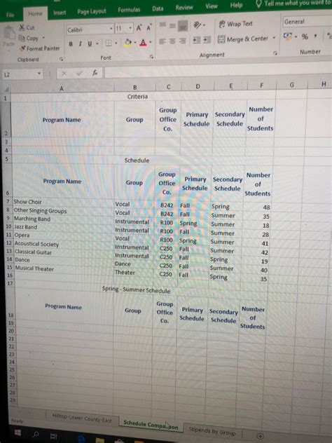 Insert Page Layout Formulas Data Review View Help