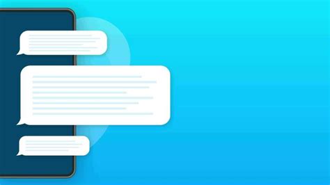 Flat Messages Bubbles Chat Interface Message Bubbles Motion Graphics Stock Video At