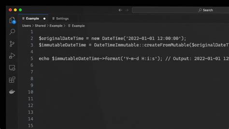 Basic Example Of PHP Function DateTimeImmutable CreateFromFormat