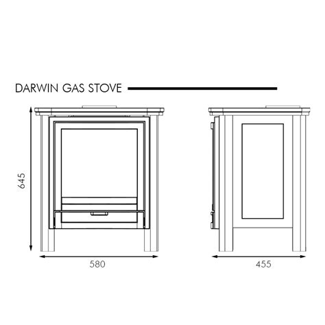 Darwin Black Gas Stove Natural Gas Stove Or Lpg Gas Stove