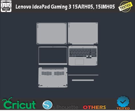 Lenovo Ideapad Gaming Arh Imh Skin Template Vector Armobileskin