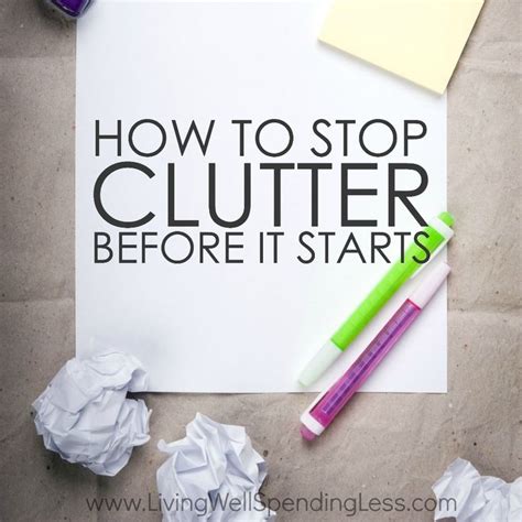 How To Stop Clutter Before It Starts Eliminate Mindless Spending Clutter Clearing Clutter