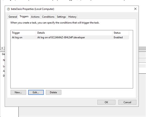 task does not trigger on logon of user if the user autologon but works