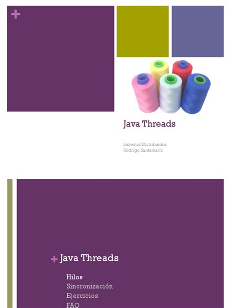 Java Thread Pdf Hilo Computación C