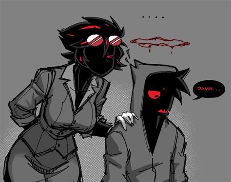 Za1f0n Abby Za1f0n Original 1girl Artist Self Insert Black Hair Breasts Collared