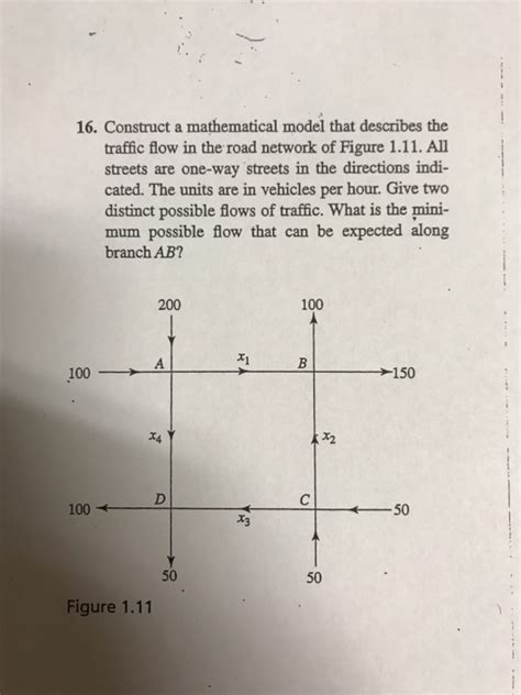 Solved 16 Construct A Mathematical Model That Describes The