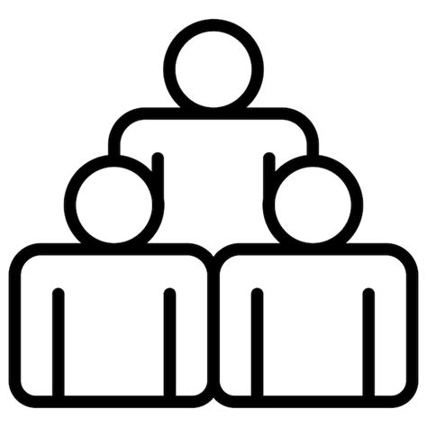 Premium Vector Society Line Illustration