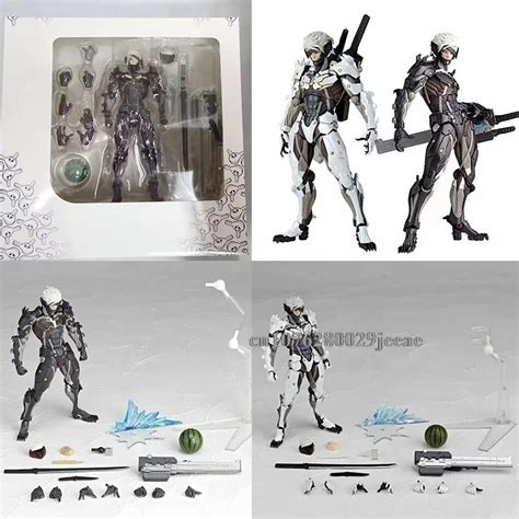 Kaiyodo Revoltech โลหะเกียร์ Solid Raiden Action Figure Pvc Joint