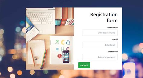 Create A Responsive Bootstrap Registration Form